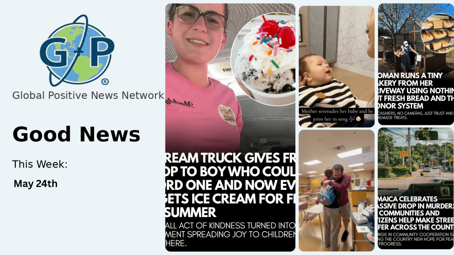 Good News This Week: May 24th - Global Positive News